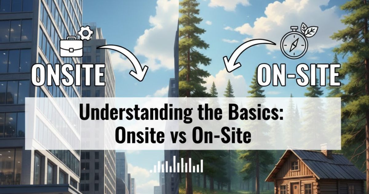 Onsite vs On-Site: Easy Guide to Correct Usage (Updated 2026)