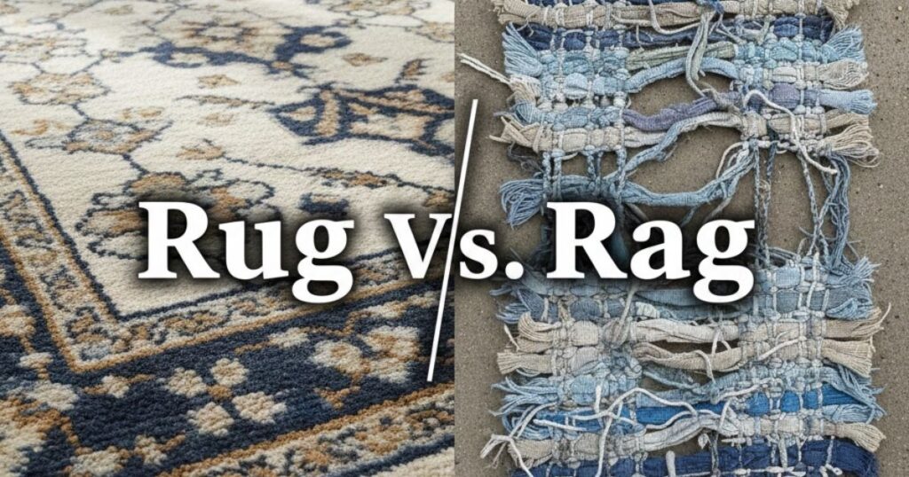 Rug Vs. Rag: How Are These Different? When To Use Them?